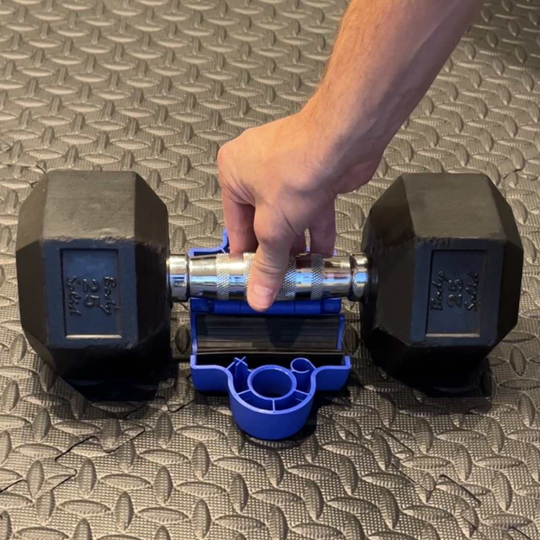 Multipurpose Dualbell Dumbbell to Bar Adapter Home Gym Connect Dumbbel