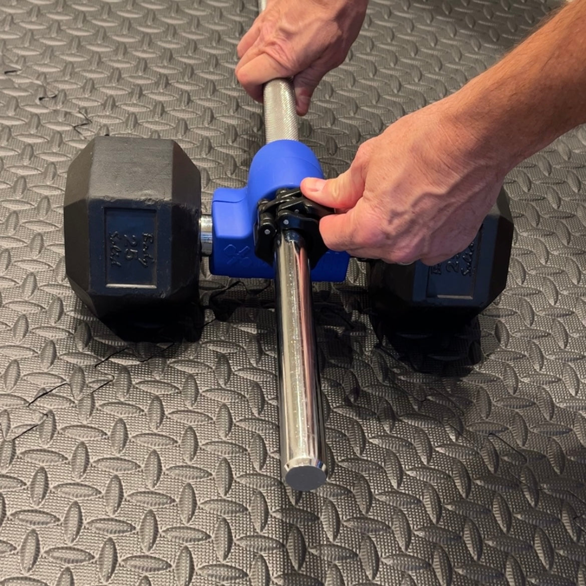 Multipurpose Dualbell Dumbbell to Bar Adapter Home Gym Connect Dumbbel