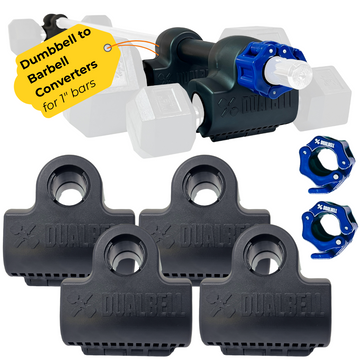 Multipurpose Dualbell Dumbbell to Bar Adapter Home Gym Connect Dumbbel