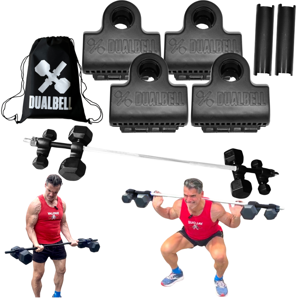 Dualbell Superset - Dumbbell to Barbell Adapter | Buy Dumbbells Adapter